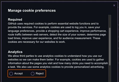 Administración De Las Preferencias De Cookies Para Las Páginas De