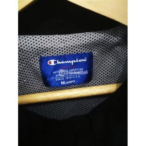 Jaket Champion Tracksuit Kondisi 95 Karet2 Pergelangan Dan Pinggang