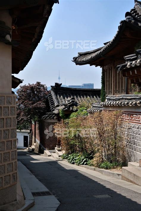 북촌한옥마을 풍경 Yanggiri 사진 북촌 한옥 마을 풍경 도심 기와 지붕 골목 대문 코스 관광 여행