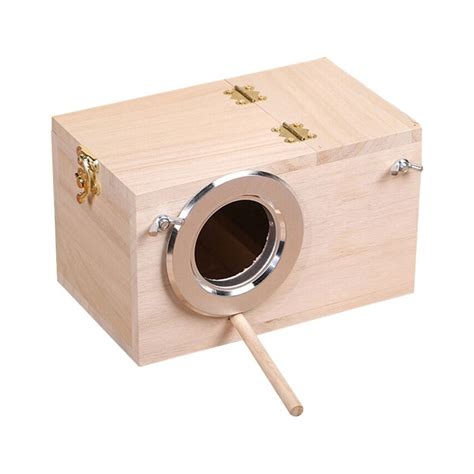 Parakeet Nesting Box Cockatiel Nesting Natural Pine Bird Nest Bird