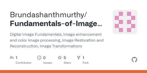 Github Brundashanthmurthy Fundamentals Of Image Processing Using Matlab Digital Image