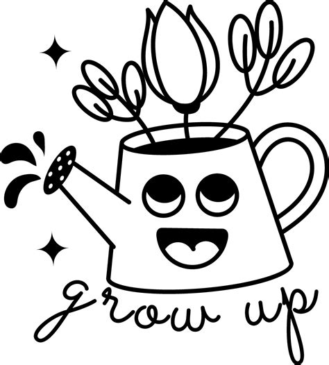 Trendy Grow Up 41492156 Vector Art At Vecteezy