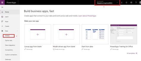 Creating Entity Fields And Views For Common Data Service For Apps