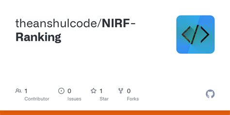 Github Theanshulcode Nirf Ranking