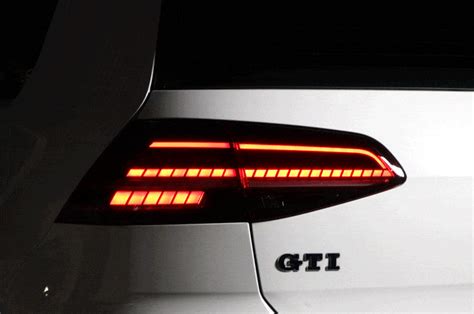 LED Lightbar Rückleuchten Schwarz Dynamisch VW Golf 7 E Prüfzeichen