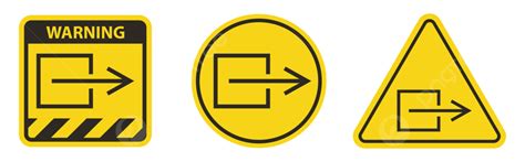 Exit Sign Vector Png Images Output Exit Non Electrical Symbol Sign