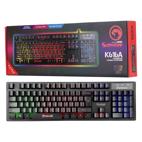MARVO Scorpion K A RGB Gaming Keyboard USB Falcon Computers