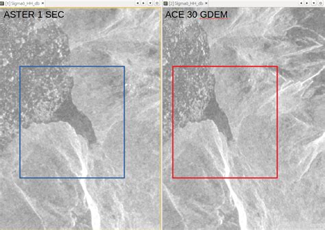 Image Distortions When Pre Processing Sentinel 1 Sar Using Ace 30 Dem Microwave Toolbox Step
