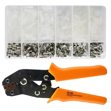 Sn 48b Wire Crimping Plier 05 25mm2 20 13awg Precision Jaw With Tab 2