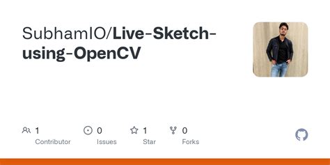 Github Subhamiolive Sketch Using Opencv