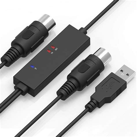 Buy Usb Midi Interface Cable Digitallife Midi To Usb Cable 5 Pin