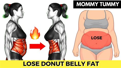 LOSE Your MOMMY BELLY In Just Weeks Minute Standing DONUT BELLY WORKOUT YouTube