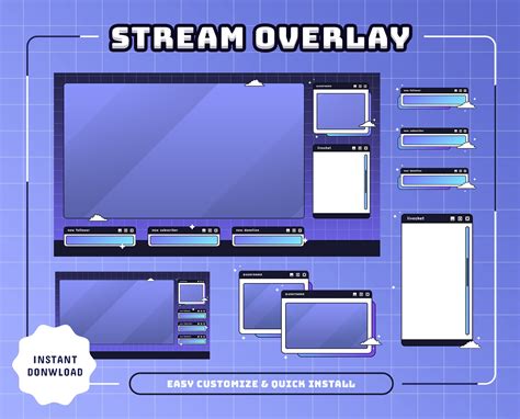 Windows Pop Up Animated Stream Package Transition Stream Etsy