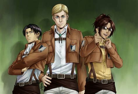 Levi Hanji Erwin Shingeki No Kyojin Attack On Titan Snk Levi