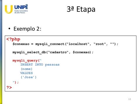 Php Aula07 Conexão Com Banco De Dados
