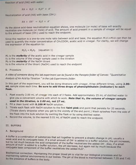Solved Acids Bases And Butters 1 Measuring Ph With Red