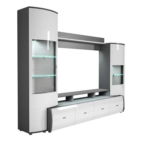 Moderne Hochglanz Wohnwand Bestellen Pharao24™