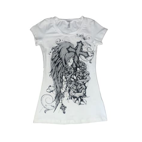 Sylvia T Shirt White Ellie Rose