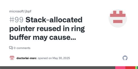 Stack Allocated Pointer Reused In Ring Buffer May Cause Duplicate Dequeues Or Data Races · Issue