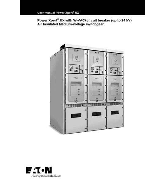 Power Xpert Ux Manual Pdf High Voltage Switch