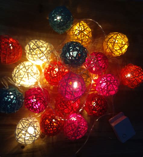 Rattan Ball LED Fairy String