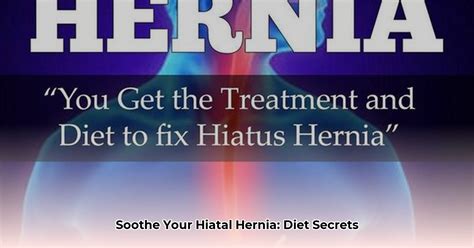 Managing Your Hiatus Hernia With Diet An Nhs Guide Chaztin