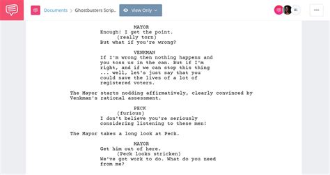 Ghostbusters Script Pdf Download Quotes Characters And Plot