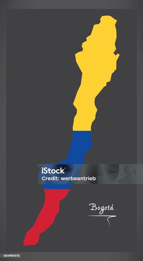 콜롬비아 국기 일러스트와 함께 콜롬비아의 보고타 지도 0명에 대한 스톡 벡터 아트 및 기타 이미지 0명 개발 도상국 국가 지도 Istock