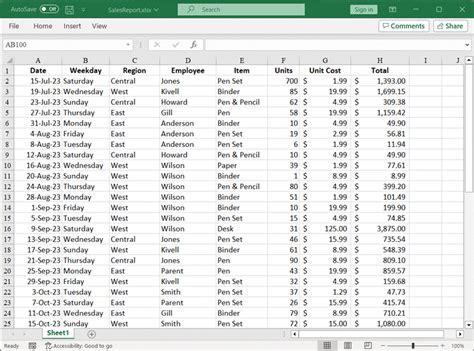 Create Excel Table In Just 3 Steps Using C