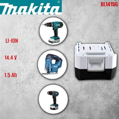 Аккумулятор BL1415G 14.4V 1.5AH Makita ORIGINAL - купить с доставкой по ...