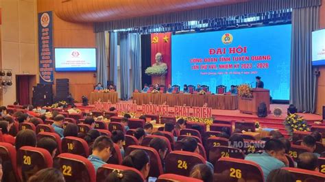 220 đại Biểu Dự Đại Hội Công đoàn Tỉnh Tuyên Quang Lần Thứ Xvii