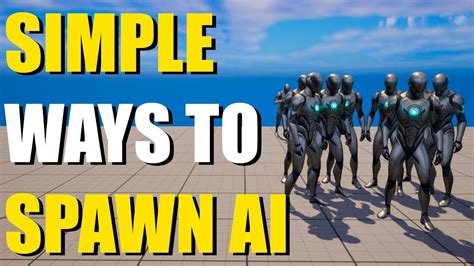 How To Spawn Ai Actors In Unreal Youtube