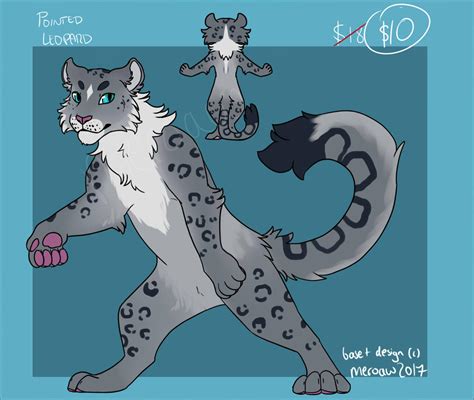 Snow Leopard Adopt Open By Meroaw On Deviantart