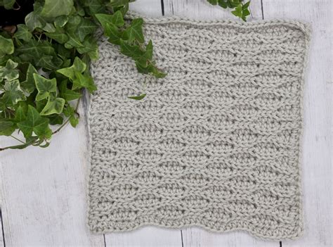 Almond Afghan Square Crochet Pattern Rich Textures Crochet