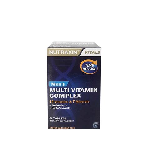 Nutraxin Mens Multi Vitamin Complex 60 Tablet | Sachane