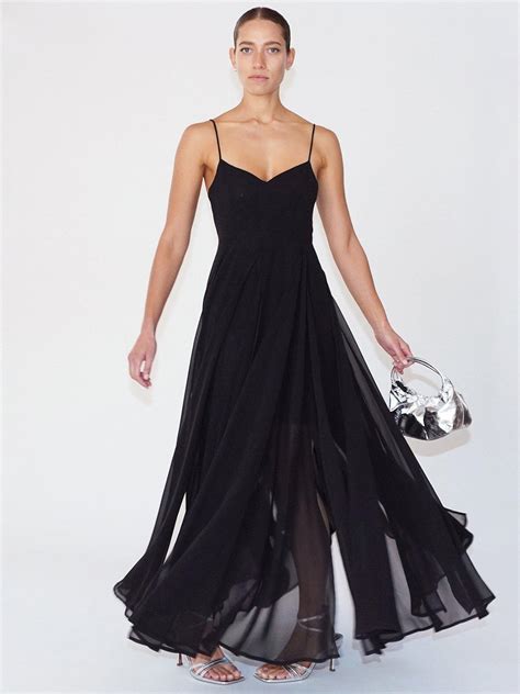 Dresses Main Collection Maxi Long Black Evening Dresses