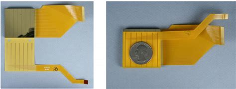 Pictures Of The Czt Detector And Flex Circuits Patterned With Traces Download Scientific