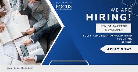 Senior Backend Developer People Focus Doo