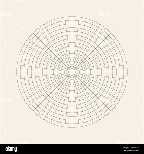 Polar Graph Paper Stock Vector Images Alamy