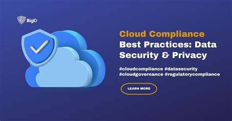 Cloud Compliance Best Practices Data Security Privacy BigID