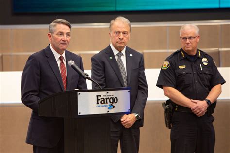 Photos Scenes From Fallen Fargo Police Officer Jake Wallins Public