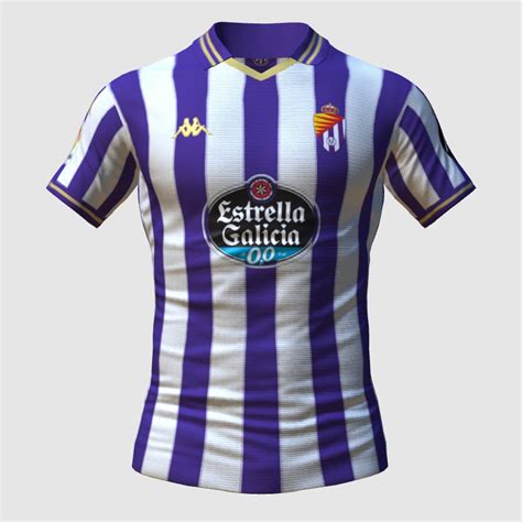Real Valladolid X Kappa Home Concept FIFA 23 Kit Creator Showcase