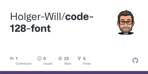 Github Holger Will Code 128 Font