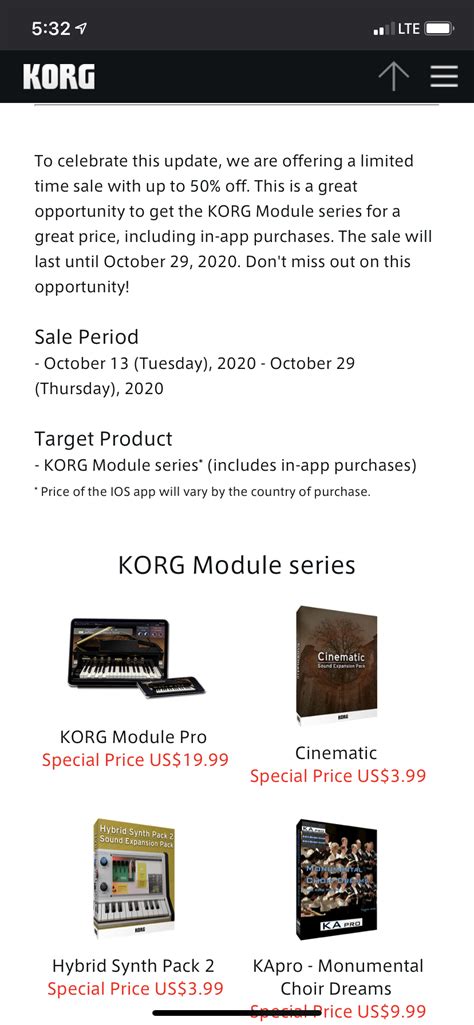 Korg Module Pro Has Been Updated With Auv3 Support Page 2 — Loopy Pro