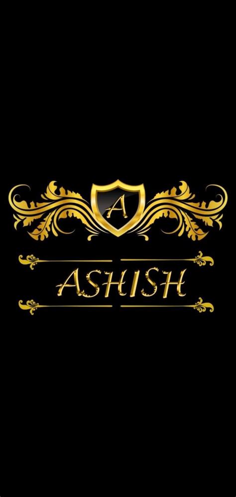 Ashish Name Logo By Ashish Goswami
