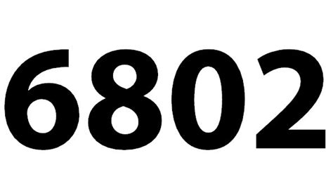 Zahl 6802