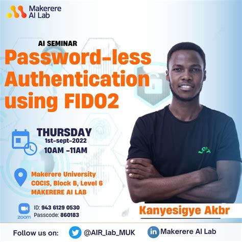 Makerere Ai Lab On Linkedin Seminar Password Authentication