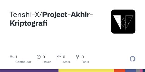 GitHub Tenshi X Project Akhir Kriptografi