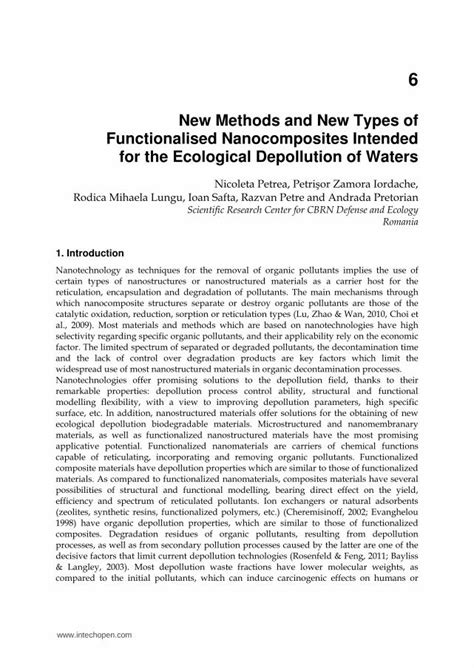 Pdf New Methods And New Types Of Functionalised Nanocomposites