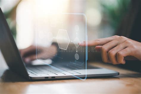 Businessman Showing Business Process And Workflow With Virtual